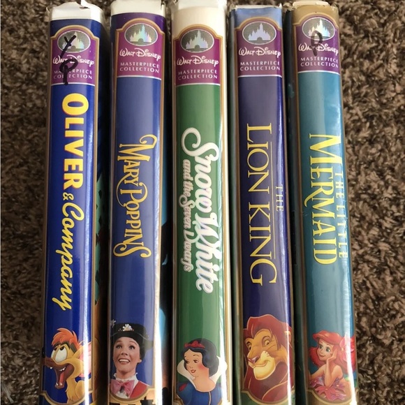 Disney | Other | Lot Of 5 Walt Disney Black Diamond Masterpiece Gold ...